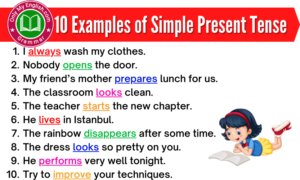 10 Examples of Simple Present Tense Sentences » Onlymyenglish.com