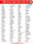 Adjectives that Start with M » Onlymyenglish.com