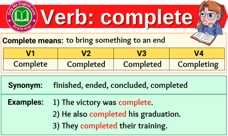 Complete Verb Forms - Past Tense, Past Participle & V1V2V3