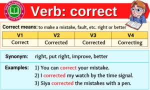 Borrow Verb Forms - Past Tense, Past Participle & V1V2V3