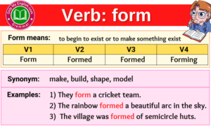 Watch Verb Forms - Past Tense, Past Participle & V1V2V3