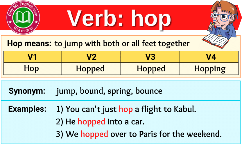 Hop Verb Forms Past Tense Past Participle V1V2V3 Onlymyenglish Hop Verb Forms Past Tense Past Participle V1V2V3 Onlymyenglish