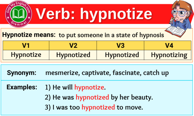 Hide Verb Forms - Past Tense, Past Participle & V1V2V3 » Onlymyenglish.com