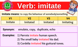Shake Verb Forms - Past Tense, Past Participle & V1V2V3