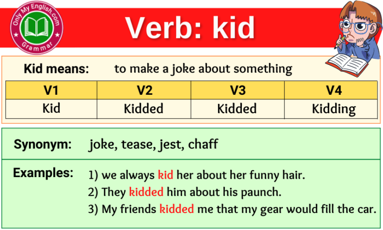 Enjoy Verb Forms - Past Tense, Past Participle & V1V2V3
