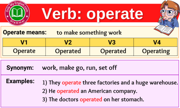 Tidy Verb Forms - Past Tense, Past Participle & V1V2V3 » Onlymyenglish.com