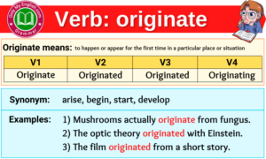 Smoke Verb Forms - Past Tense, Past Participle & V1V2V3
