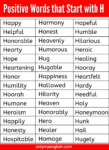 Positive Words that Start with H in English » Onlymyenglish.com