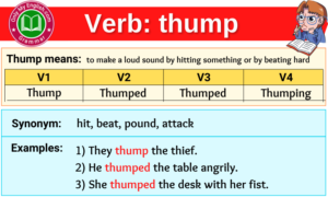 Strike Verb Forms - Past Tense, Past Participle & V1V2V3 ...